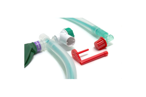 Circuitos respiratorios coaxiales Mapleson D y Bain completo